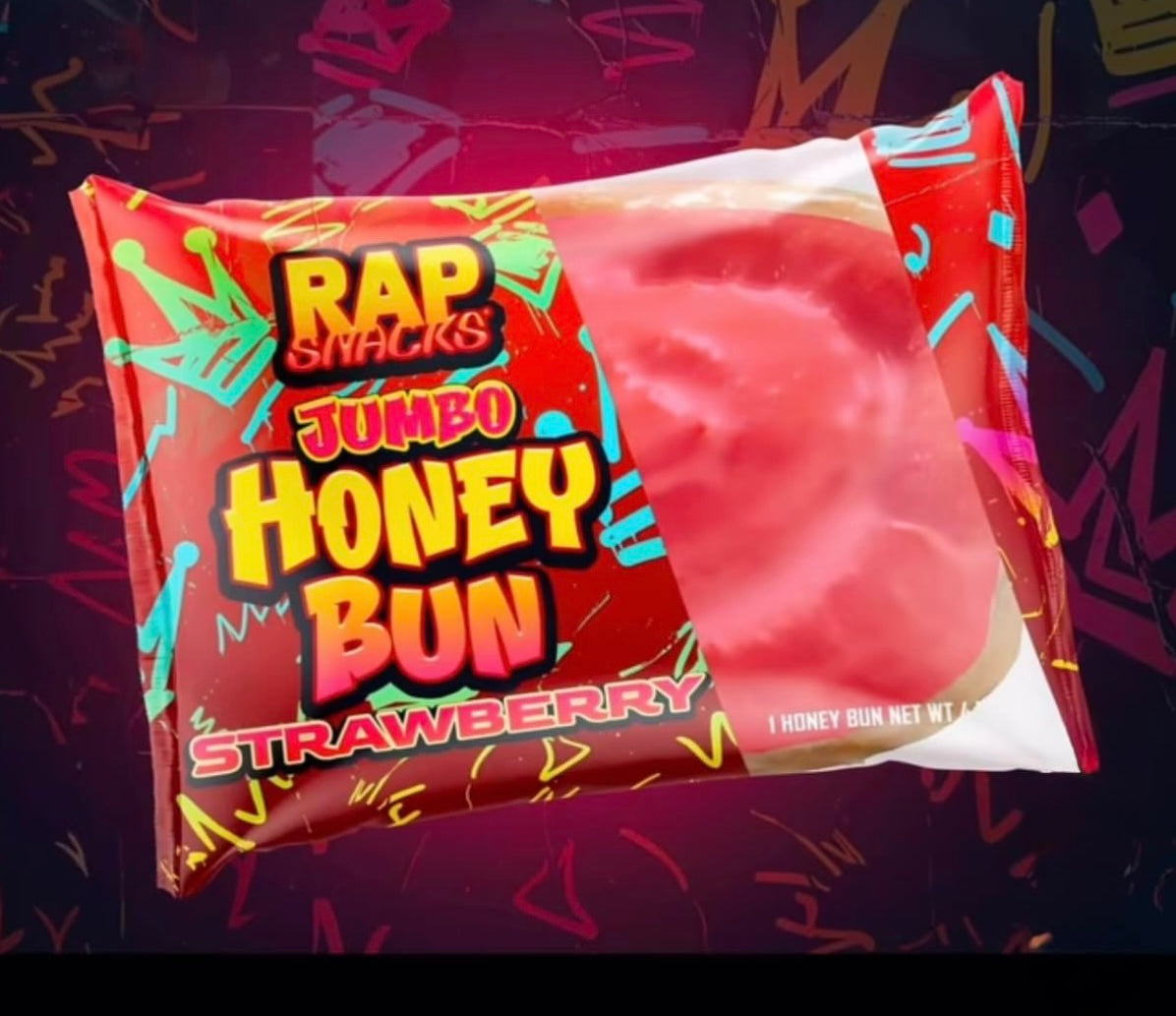 Rap Snacks Jumbo Honey Bun Strawberry – Exotic Pop