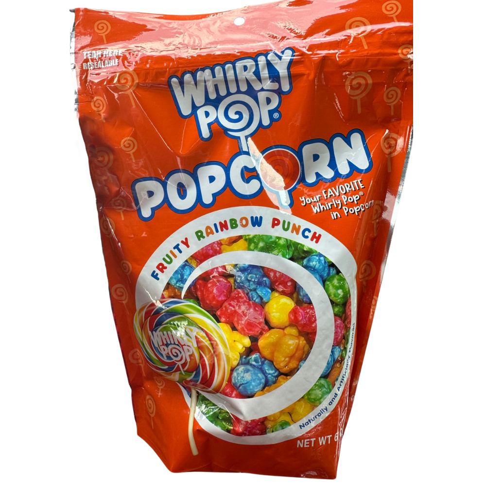 Whirly Pop Popcorn Fruity Rainbow Punch – Exotic Pop