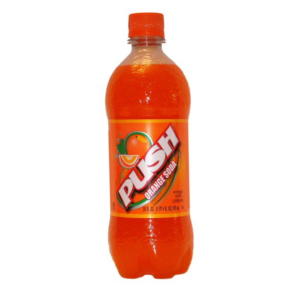 Push Beverages Orange Soda – Exotic Pop