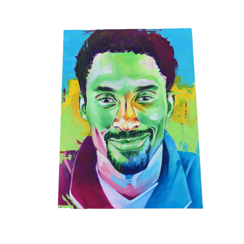 Kobe Bryant Canvas Painting by: Color Splvsh – Exotic Pop