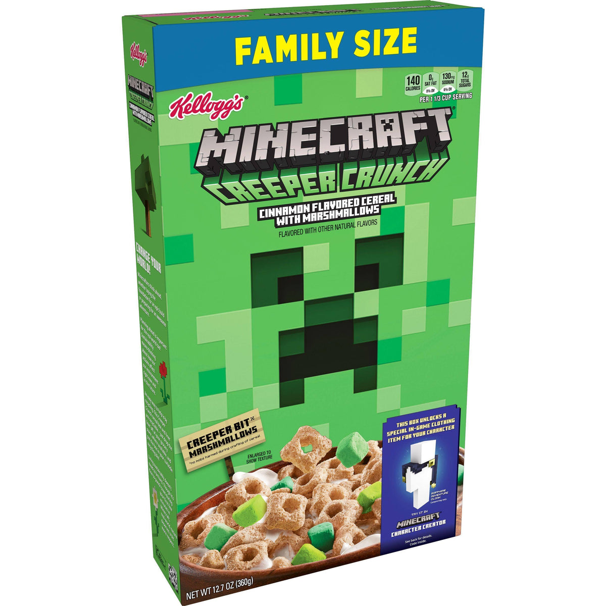 Minecraft Creeper Crunch Cereal – Exotic Pop